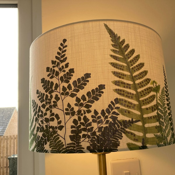 Fern Grove Botanical Lamp Shade - Green Botanical Lamp Shade, Fern ...
