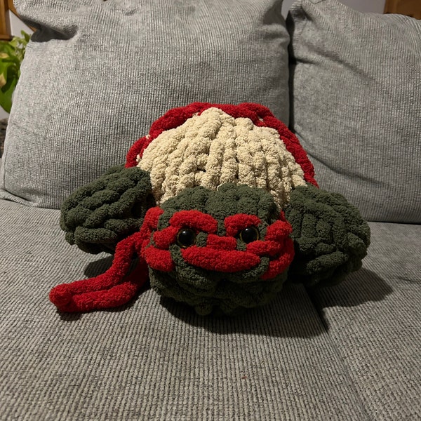 Hand Knit a Chunky Turtle | Turtle Plushie | Finger Knit Plushie Pattern | Youtube Video ...