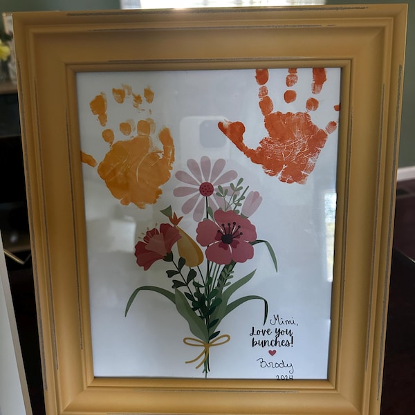 Pumpkin Handprint Art, Printable | Fall or Thanksgiving Handprint Craft ...