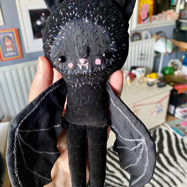 Bat Sewing Pattern 8" Tall (20cm) - Etsy