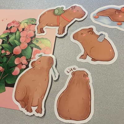Capybara Stickers Sticker Pack Laptop Sticker Vinyl Sticker Deco ...