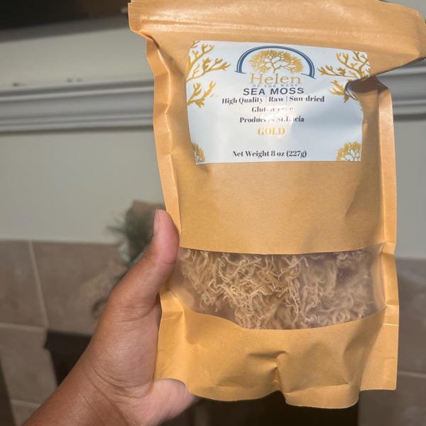 Wildcrafted Sea Moss From St.lucia - Organic Sea Moss - Natural Seamoss ...