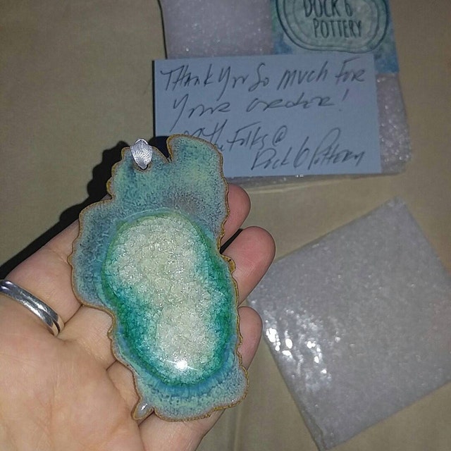 JUMBO CENTERPIECE GEODE Plate Made to Order: Fused Glass | Etsy