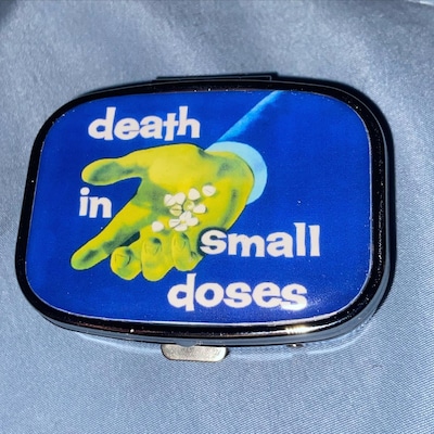 Death in Small Doses Poison Medicine Vintage Ad Ring Trinket Stash ...