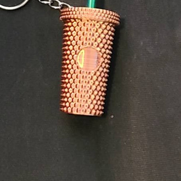Starbucks Inspired Mini Tumbler Keychains | Starbucks Cup Keychain ...