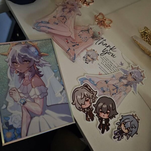 Omniscient Reader's Viewpoint ORV Glitter Acrylic Charms Kim Dokja, Yoo Joonghyuk & Secretive ...