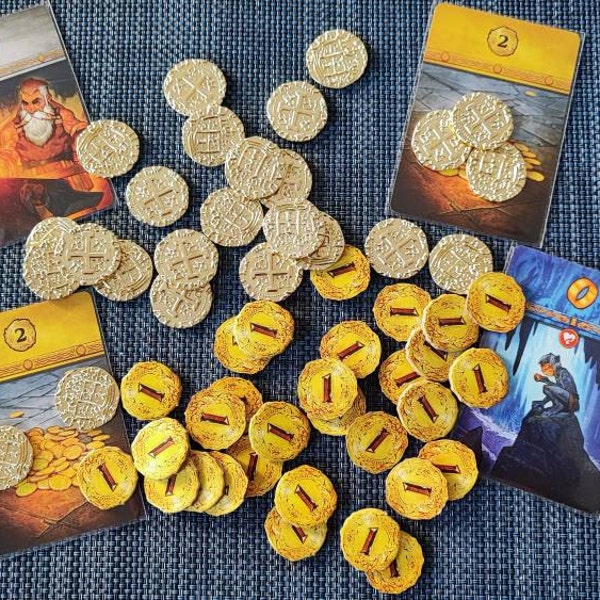 Upgrade Gem Set for Splendor Board Game Glass Jewels and Metal Coins - Etsy