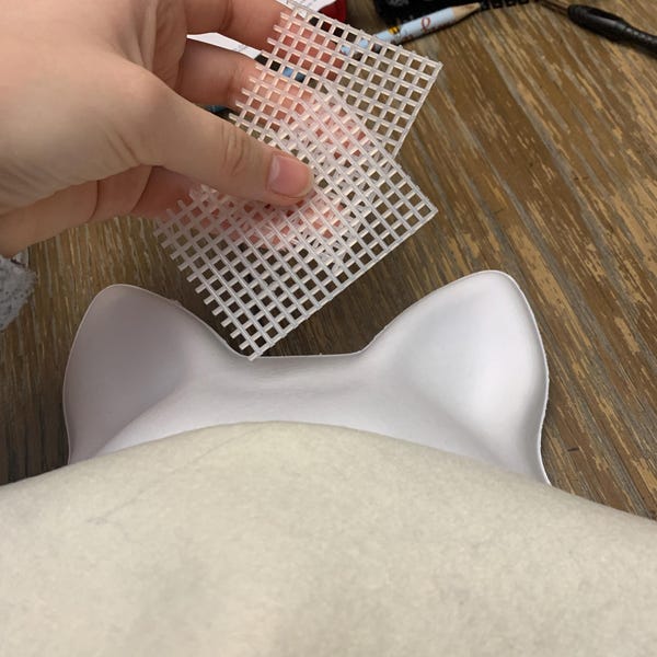 Two Blank Paper Mache Cat Masks, Therian Cat Fox Mask DIY Pack of 2 ...