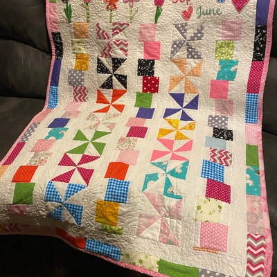 Winding Nine Patch Quilt Pattern PDF INSTANT DOWNLOAD Layer Cake or Jelly Roll Friendly - Etsy