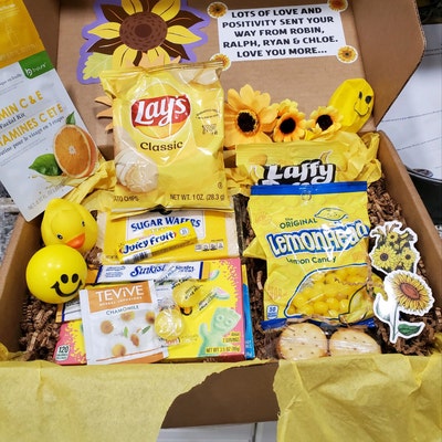 A Bit of Sunshine to Brighten Your Day Sunflower Care Package, Sending ...