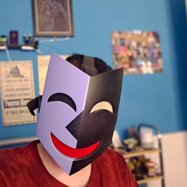 Alastor Expression Mask Hazbin Hotel - Etsy