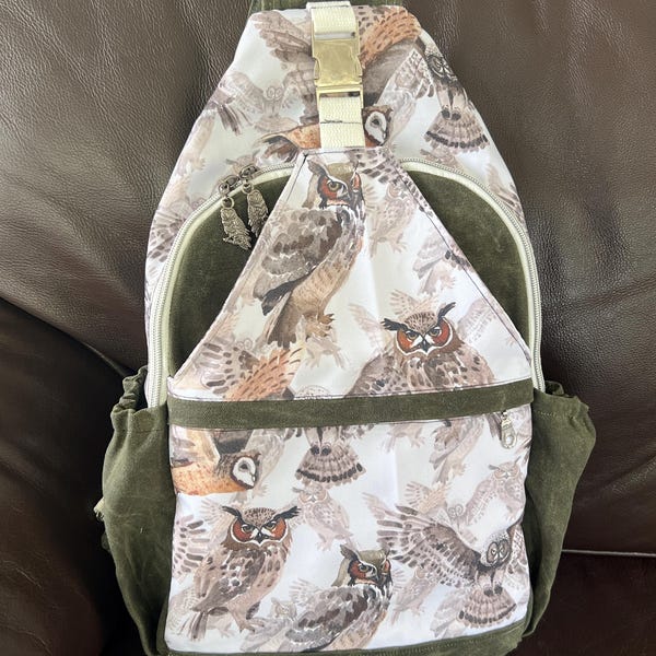 Wayfarer 2.0 (style 1) – Unisex Sling Backpack - A Quaint Stitch PDF ...