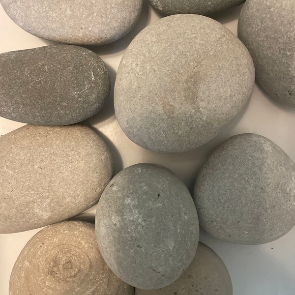 Extra Large Smooth Rocks (10), Beach Stones, Nature Crafts, Rocks for ...