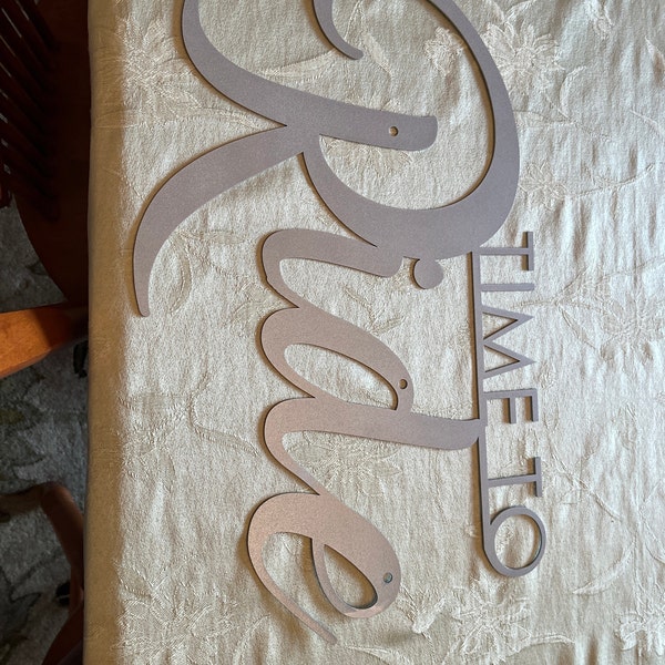 Time to Ride - Home Gym Sign - Work Out - Exercise - Biking Decor ...