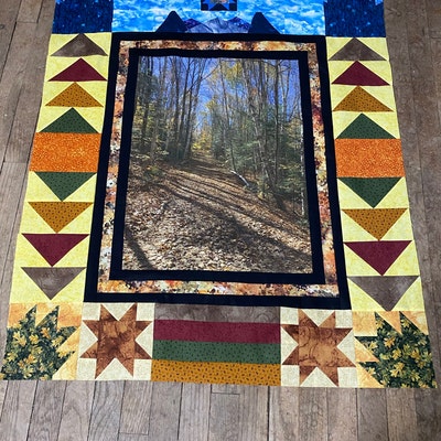 Fabric Panels Portrait of a Lady Vintage Fabric Portrait - Etsy