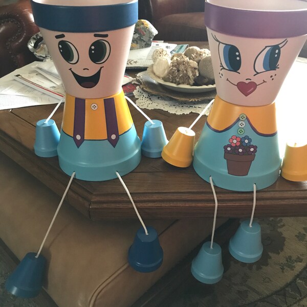 Beautiful Flower Pot People High Quality Awesome and Bright-full Colors ...