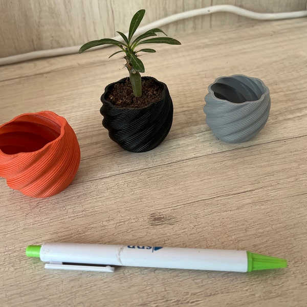 Plant Pot STL 3D Print File for Planters and Big Plant Pots to 3D Print ...