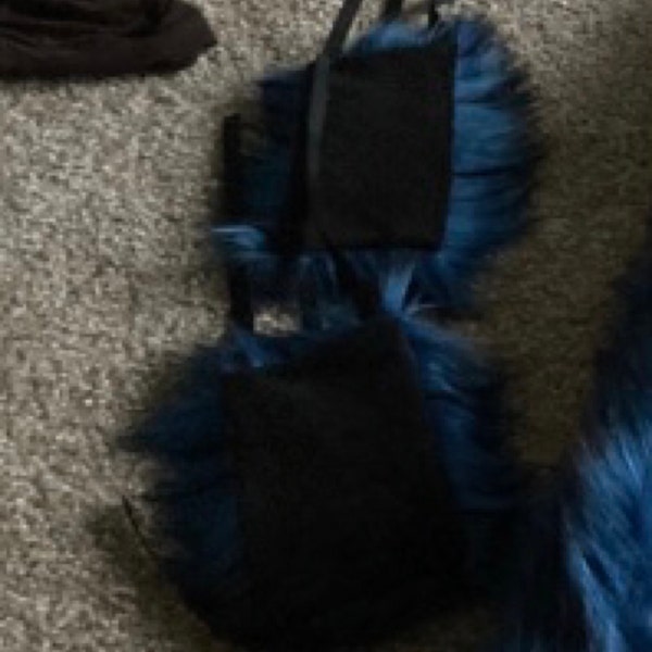 Fuzzy Wrist Cuffs Furry Wrist Cuffs Accessories Kitty Fox Wolf ...