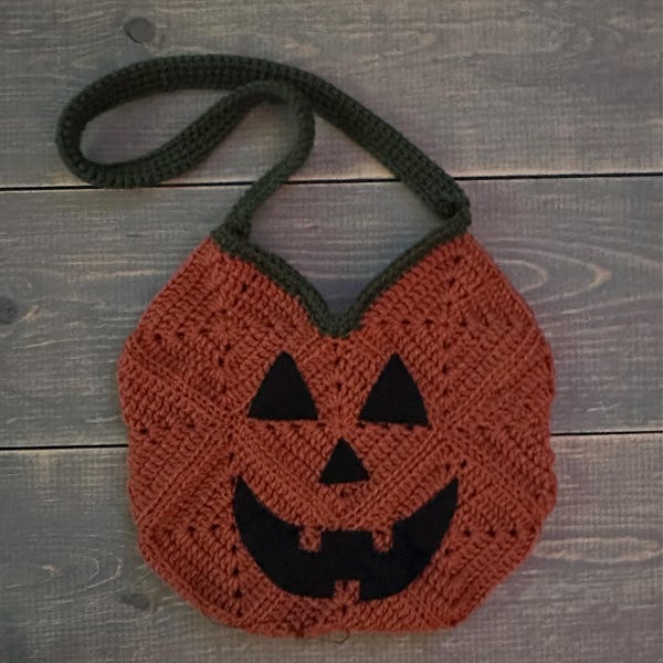 PATTERN- Jack-o-lantern Crochet Bag - Etsy