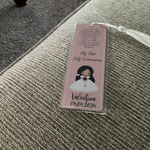 Personalized First Holy Communion Gift 1st Communion Metal Floral ...