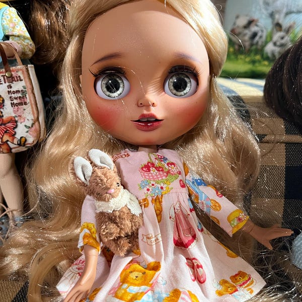 Custom Blythe Doll , Factory Joint Body Fake Base, White Skin, Come ...