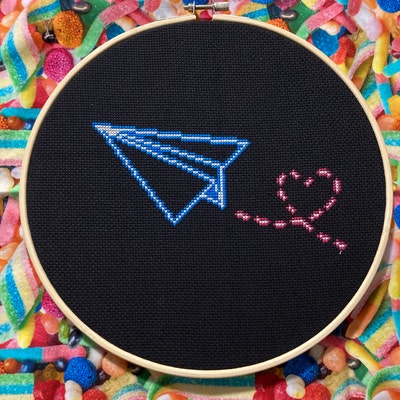 Anime Mask Cross Stitch Pattern Mini Counted Cross Stitch Modern Cross ...