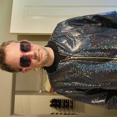 Holographic Silver Disco Mermaid Backless Catsuit - Etsy