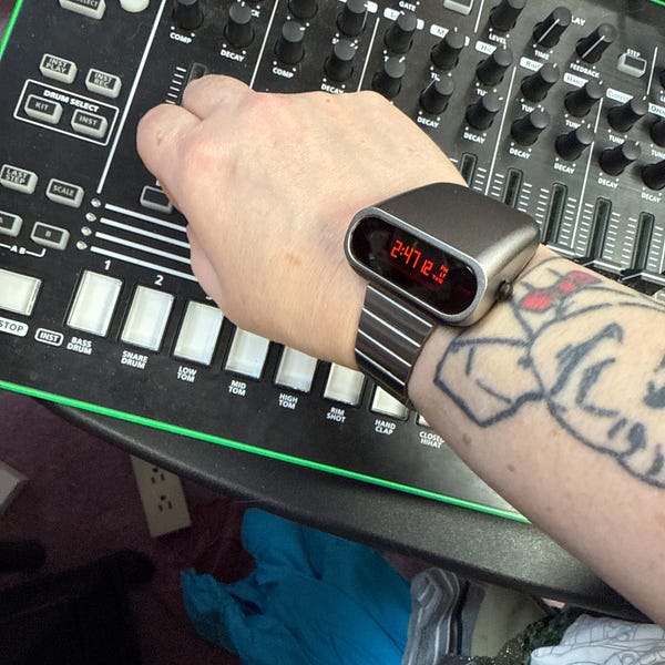 Men Digital Space Retro Future Tech Style Watches Sport Racing Fashion ...