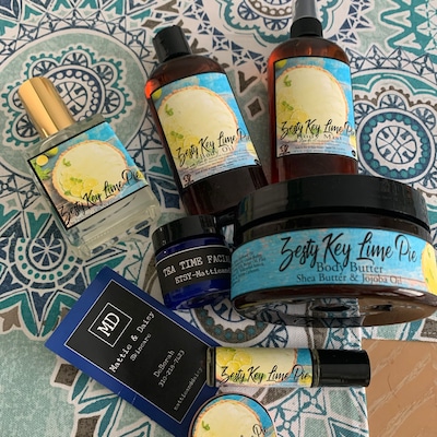 Zesty Key Lime Pie Body Butter, Body Cream, Hair Perfume, Body Spray ...