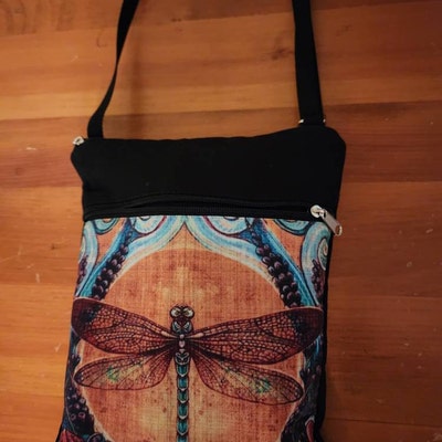Cross Body Bag Boho Sling Bag Bohemian Dragonfly Purse Cell Phone Purse ...