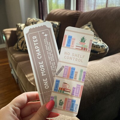 One More Chapter Cute Bookmark Cute Christmas Bookmarks, Ticket ...