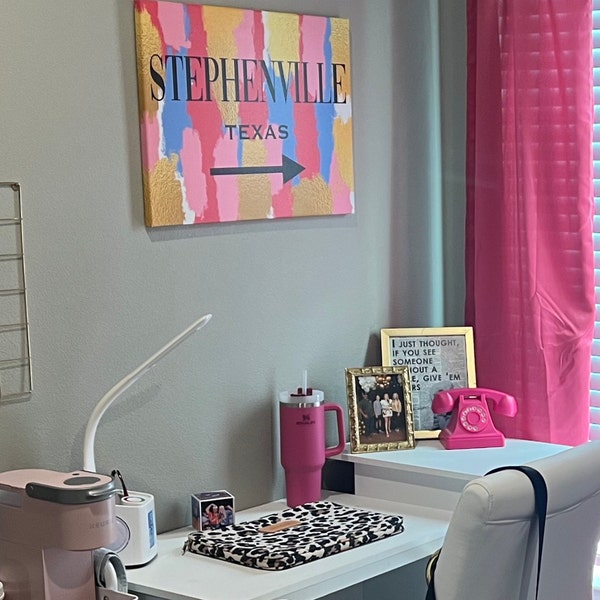 CUSTOM Location Wall Art Design (digital Download), Preppy Wall Art ...