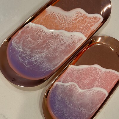 Original Resin Wall Art, Seascape Painting, Relief Art, Coastal Home ...