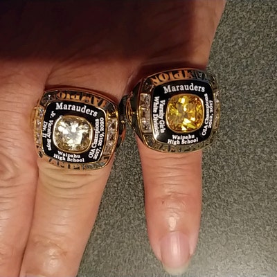 Custom Text and Color Championship Ring Football Baseball - Etsy