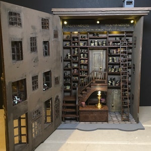 The magic Wand Shop, Miniature Kit Model, Handmade in the Uk, Dollhouse ...