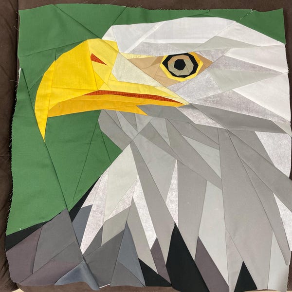 Elephant Fppanimals of Strengthpaper Piecing Quilt Block Pattern - Etsy