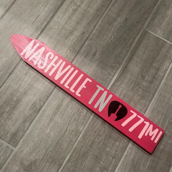 SET OF 10 Large Directional Wood Arrow Signs, Custom Mile Marker Stake ...