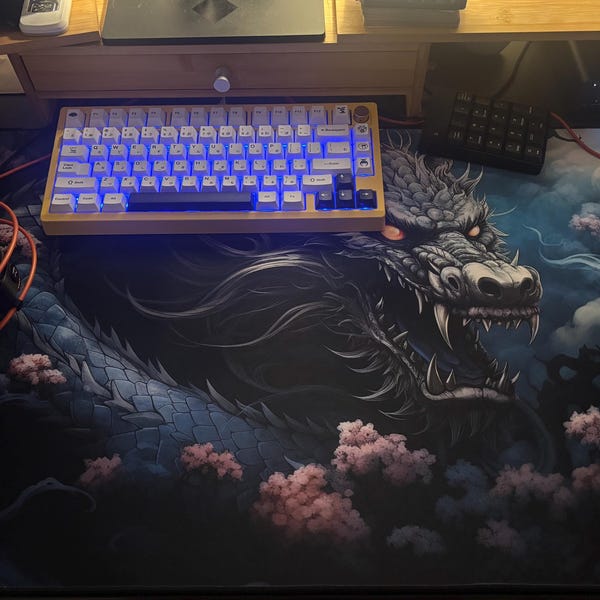 Retro Beach Desk Mat, Ocean Mousepad, Beachy Desk Decor, Nautical ...