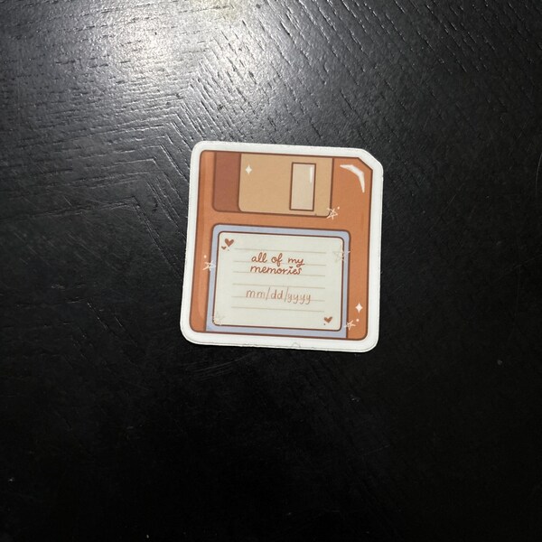Floppy Disk Sticker Pack 90s Aesthetic Stickers 90s Nostalgia Cute ...
