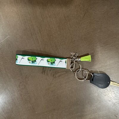 Glittered Jellyfish Key Fob Jellyfish Wristlet Under 10 Jellyfish ...