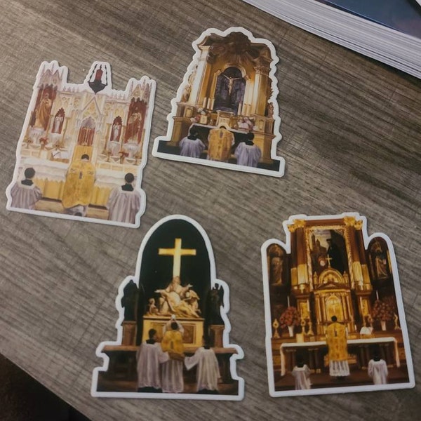 Eucharist Catholic Sticker Bundle - Waterproof Vinyl Sticker Set ...
