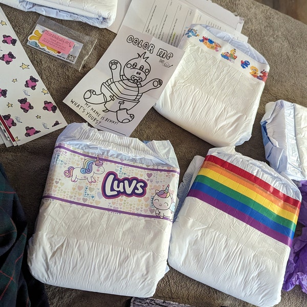 CLEARANCE ABDL Premium Diaper Tapes “pride Flags" - Etsy