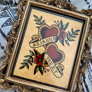 American Traditional Cowboy Tattoo Flash Art Print - Etsy