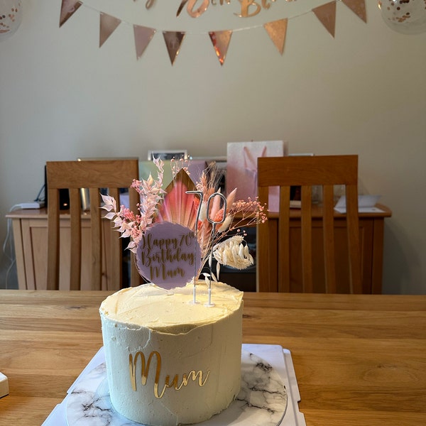 Cake Name Charm, Cake Charm Name, Custom Cake Charm. Personalised Cake ...