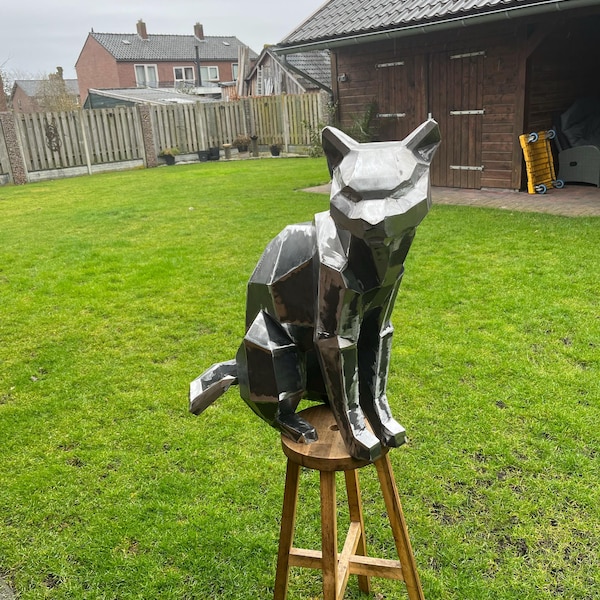 Metal Banny, Banny Low Poly, PDF DXF Template, Low Poly, Paper Banny, DIY, Gift Wall Decor for ...