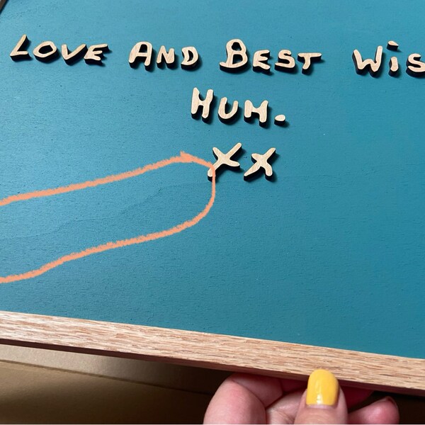 Bespoke Hand Writing Sign | Hand Written | Anniversary Gift | Birthday ...