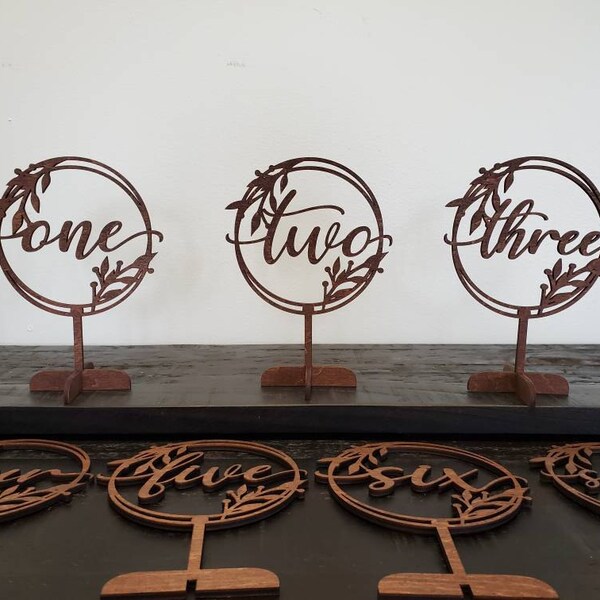 Table Numbers, Rustic Wood Wedding Decor, Table Decor, Event ...