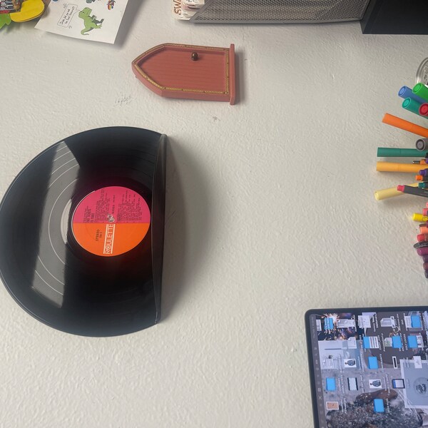 Mini Record Jewelry Dish, Sparkly Vinyl Record Dish, Unique Decorative ...