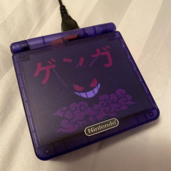 Modded Gengar Gameboy Advanced SP Console GBA IPS Display - Etsy