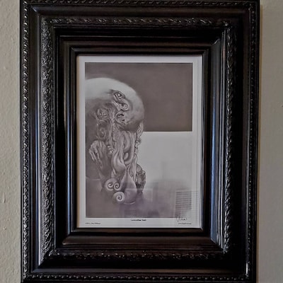 Distressed Black Picture Frame, Vintage Picture Frame, Antique Style ...